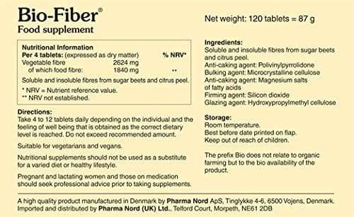 Bio-Fiber - 120 capsules - Pharma Nord - Welzo