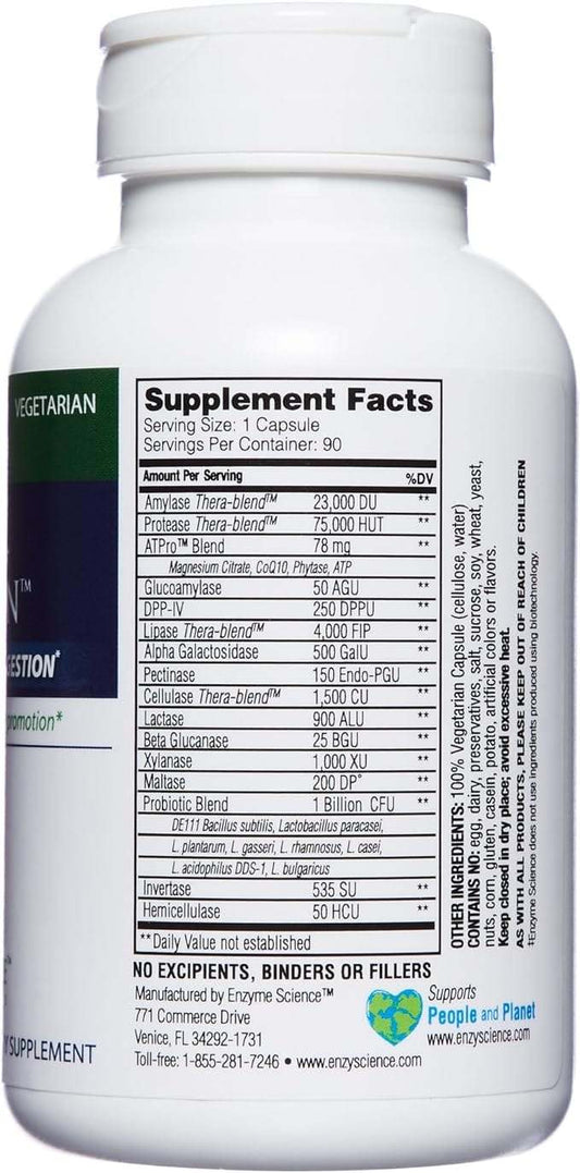 Critical Digestion, 90 Capsules - Enzyme Science - Welzo