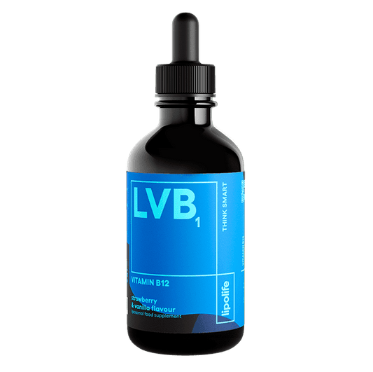LVB1 Liposomal Vitamin B12 (Strawberry & Vanilla) 60ml - Lipolife - Welzo