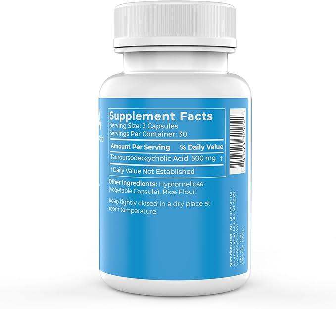 TUDCA (Tauroursodeoxycholic Acid) 60 Capsules - BodyBio - Welzo